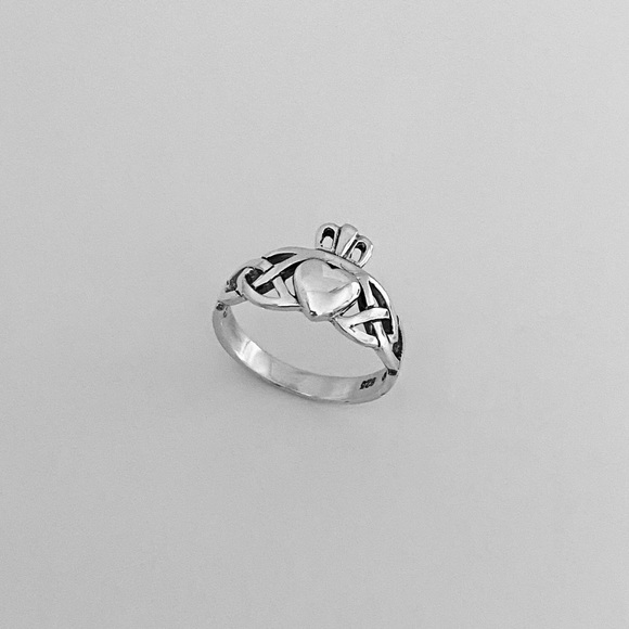 Jewelry | Top Seller Sterling Silver Claddagh Heart Ring With Celtic ...